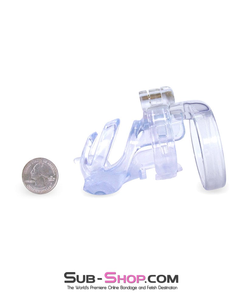 Long Clear Male Chastity w/ Optional Prince Albert Insert - MEGA Deal ...